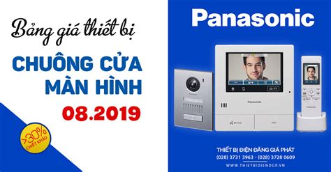 Bảng Giá Chuông Cửa Màn Hình Panasonic Mới Nhất 2019