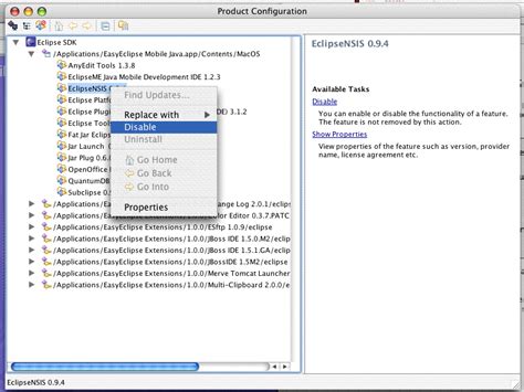 Easyeclipse Managing And Uninstalling Plugins