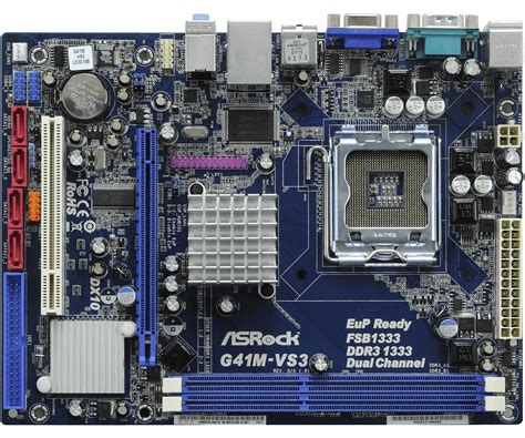Asrock Lga 775 Cpu Socket Motherboard G41m Vs3