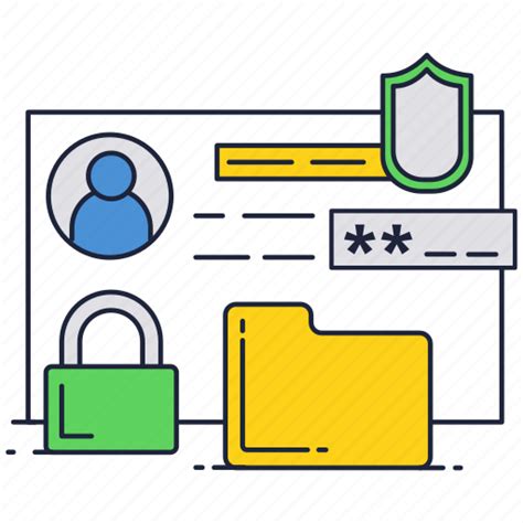 Access Encrypted Files Password Protect Secure Security Icon Download On Iconfinder