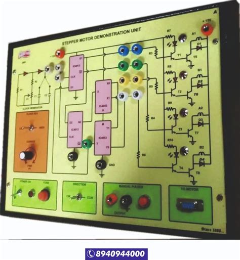 Metal Analog Stepper Motor Demonstration Units For Laboratory At