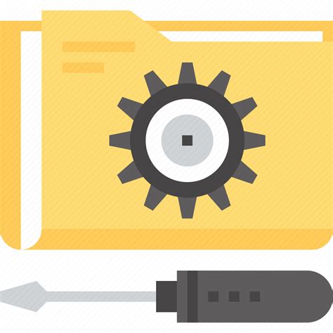 Configuration File Folder Options Service Settings Technical Icon
