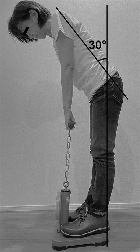 Back Extensor Strength Was Measured In The Standing Position While