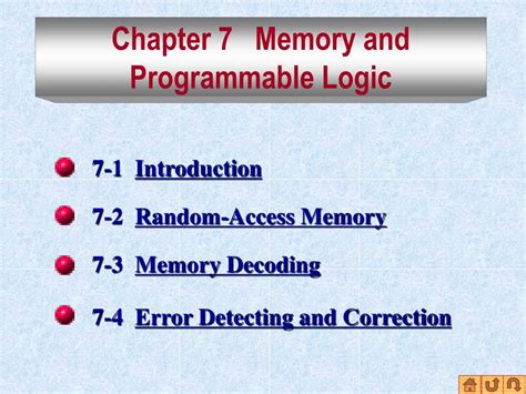 Ppt Chapter 7 Memory And Programmable Logic Powerpoint Presentation