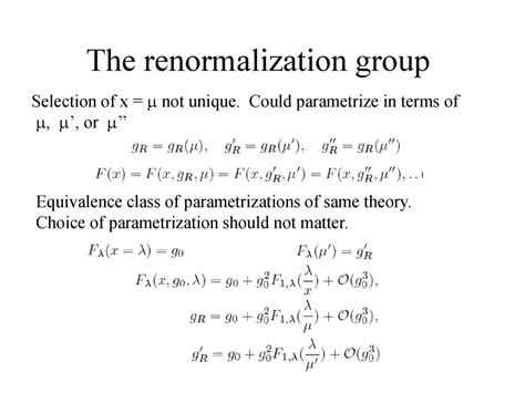 Renormalization And The Renormalization Group Ppt Download