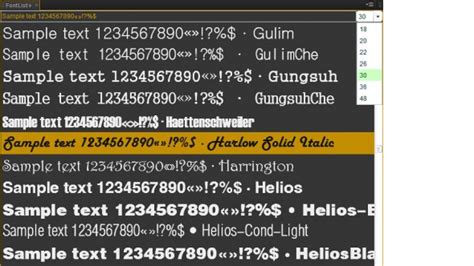 FontList Plus Quick Font Previews Inside After Effects Studio Daily