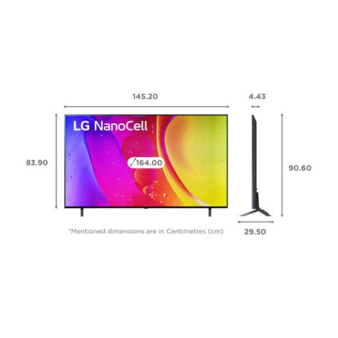 Buy LG Nano80 164 cm (65 inch) 4K Ultra HD Nano Cell WebOS TV with ...