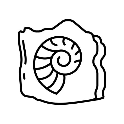 Fossils Icon In Vector Illustration 34052017 Vector Art At Vecteezy
