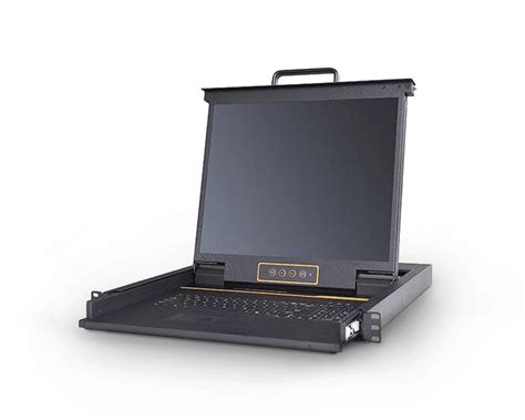 Kinan 19 Vga Lcd Kvm Switch In Single Rail Rilecosystems רילאקו מערכות