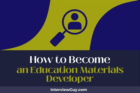 How To Become An Education Materials Developer Sow Seeds Of Success