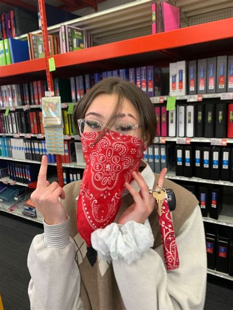 Bandana Girl Bandana Scarf Red Bandana Gas Mask Girl Scarf Mask