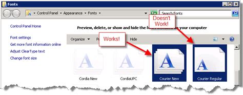 Why Some Fonts Eg Code 128 Work Locally But Not In Server