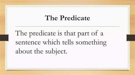 Simple Subject And Simple Predicate PPTX
