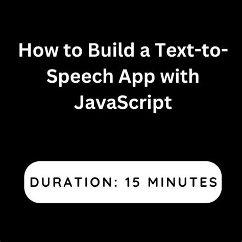 How To Build A Text To Speech App With Javascript Chrisofficial Learn Digital Skills With