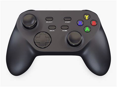 Generic Video Game Controller M 6 3d Model Cgtrader