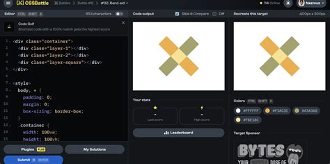 Cssbattle 32 Band Aid Dev Community