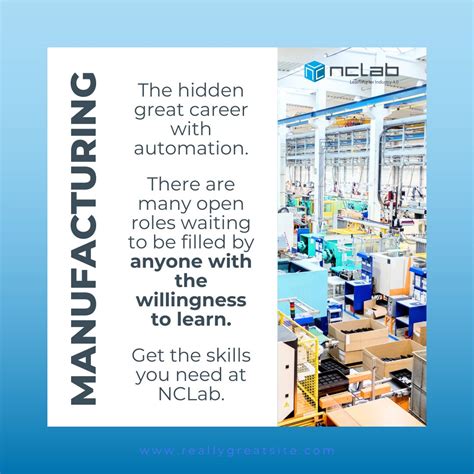 nclab on linkedin manufacturingcareers automationtechnician
