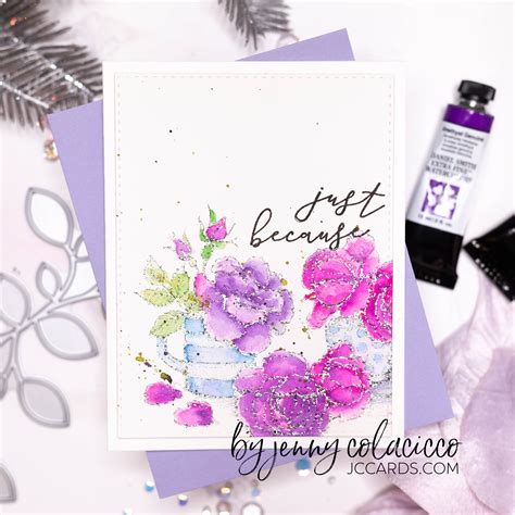 Watercolor Emboss Resist VIDEO