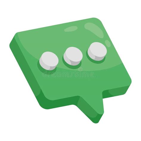 Speech Bubble 3d Style Stock Vector Illustration Of Concept 257221613