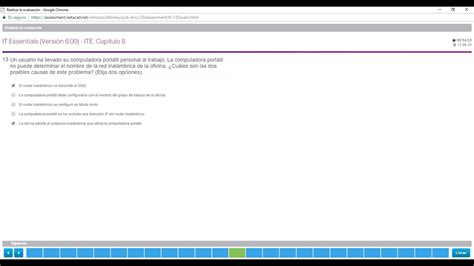 Examen Cisco Capitulo 8 Ite Essential Netacad 60 2017 Resultado98 Youtube