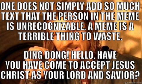 One Does Not Simply Memes Quickmeme
