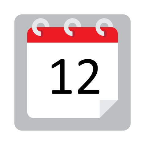 Calendar Date Basic Straight Flat Icon