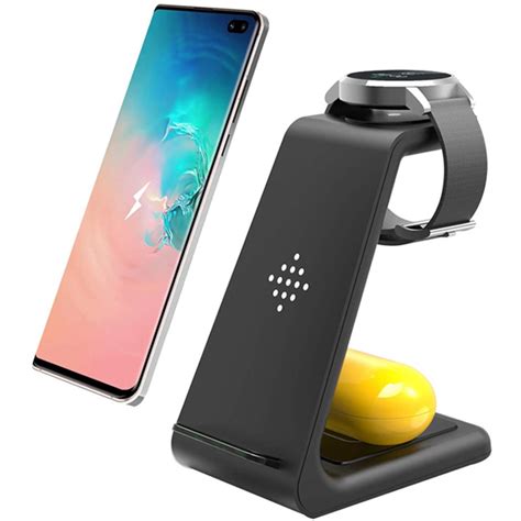 3 In 1 Qi Wireless Charger Pad Dock Station Stand Grandado