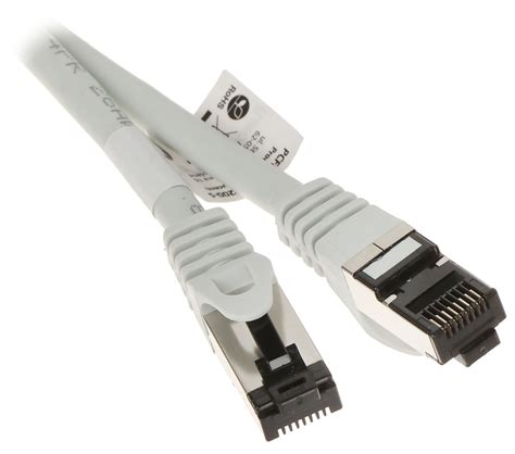 PATCHCORD RJ45 SFTP 8 1 3 0 GREY 3 M Lanberg RJ 45 Patchcords Up To 3 0 M Delta