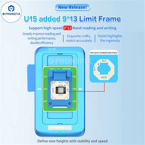 Jcid Ufs Programmer U15 Bga153 254 297 3 In 1 Read Write Tool