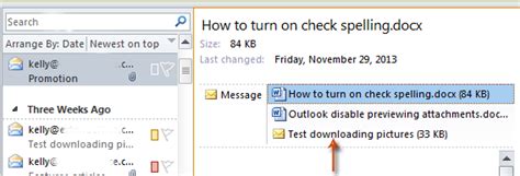 how to save all attachments from email messages in outlook