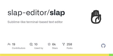 Slap Editor Sublime Like Terminal Based Text Editor Rcommandline