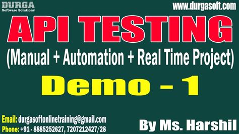Api Testing Tutorials Demo 1 By Ms Harshil On 12 03 2024 9pm Ist Youtube