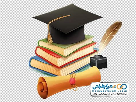 دانلود عکس با کیفیت کتاب و کلاه فارغ التحصیلی 03302304