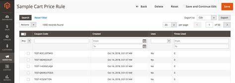 Create Cart Price Rules Programmatically In Magento 2