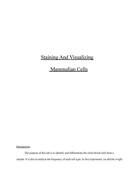 Untitled Document The Purpose Of This Lab Is To Identify And StuDocu