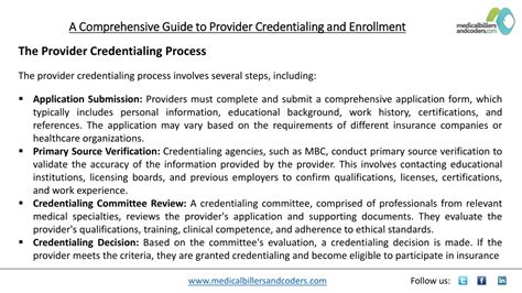 Ppt A Comprehensive Guide To Provider Credentialing And Enrollment Powerpoint Presentation