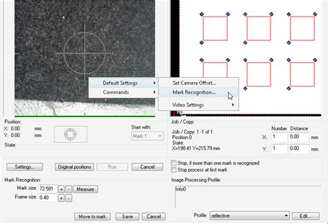 Info Summaflex Configuring The Camera Profile For None Barcode Workflow Summa Support
