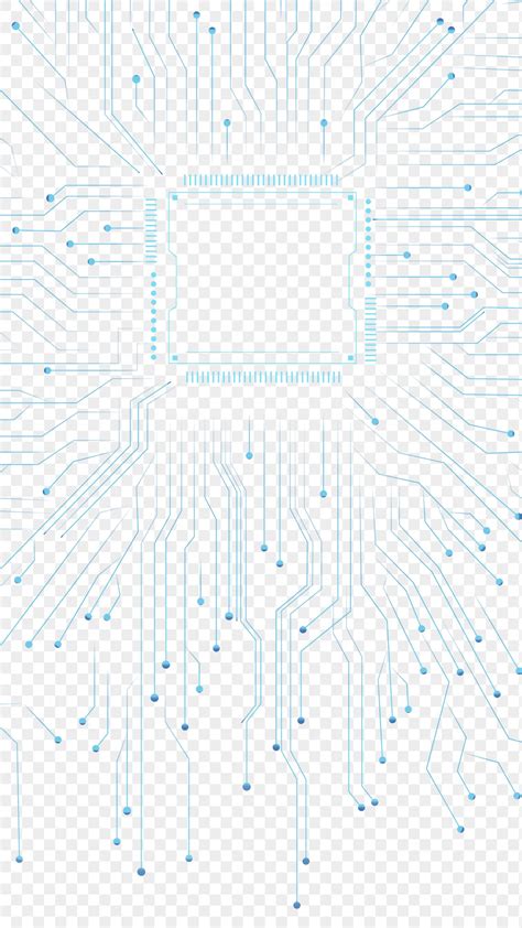 Digital Connection Png Blue Circuit Premium PNG Rawpixel
