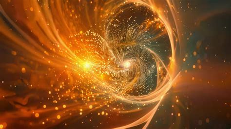 A Digital Animation Of Supersymmetric Particles Colliding And Merging