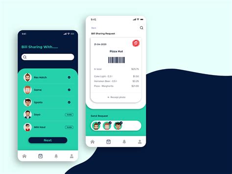 Split Bill Payment App On Behance