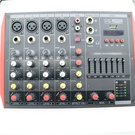 New Generation 800W Bluetooth Audio Mixer Mixing Console 56 OFF