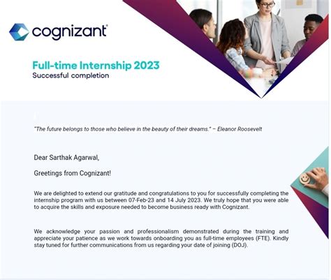 Delighted To Announce The Successful Completion Of My Internship In