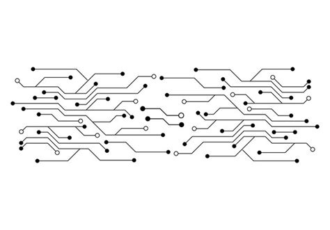 Premium Vector Circuit Illustration Design