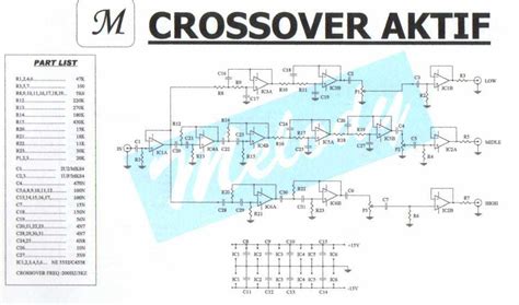 A Simple And Efficient 2 Way Active Crossover Circuit Design