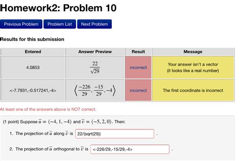 Solved Homework2 Problem 10 Previous Problem Problem List