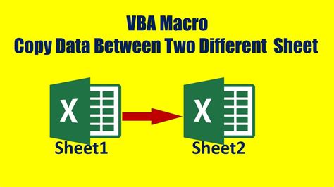 Excel Vba Copy Paste Between Two Different Sheets In Hindi Youtube