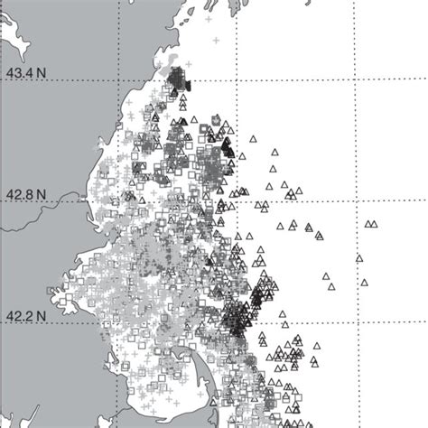 Fvcom Finite Volume Coastal Ocean Model Grid For The Gulf Of Maine
