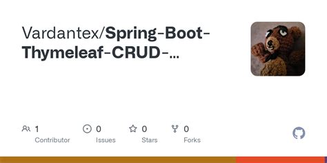 Github Vardantexspring Boot Thymeleaf Crud Application