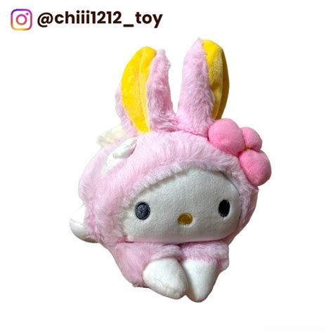 【三麗鷗】日本限定 復活節兔子 系列 Hello Kitty 趴姿 絨毛 玩偶 娃娃 絨毛玩偶 絨毛娃娃 玩偶 交換禮物 蝦皮購物