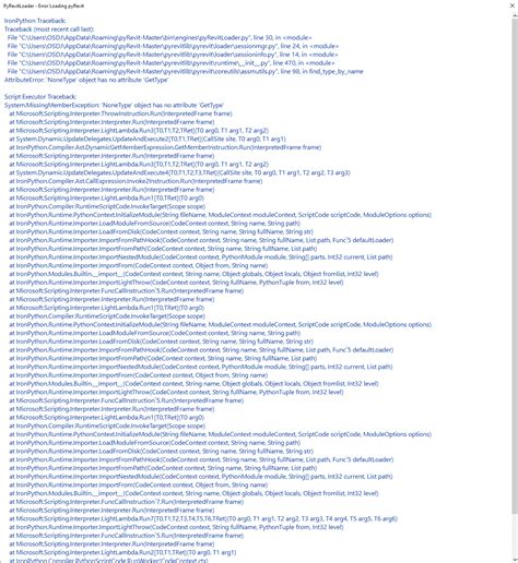Pyrevit Not Loading After Installing Last Verison · Issue 1614